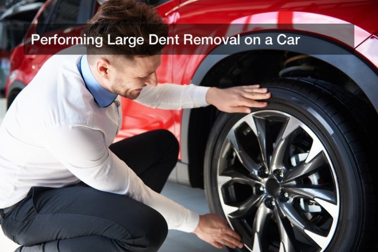 Performing Large Dent Removal on a Car - 1302 Super